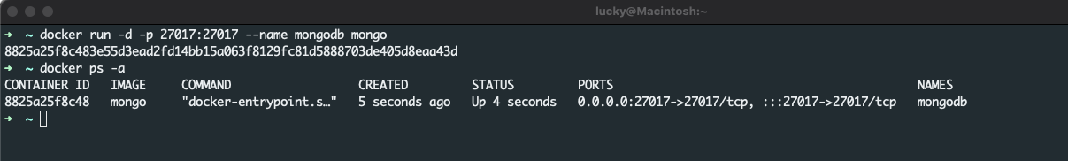 Deploy MongoDB on Docker